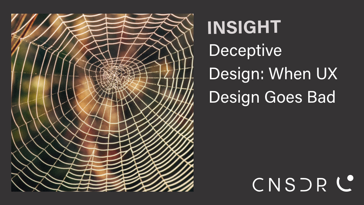 Deceptive Design: When UX Goes Bad - Website Design | Development | SEO