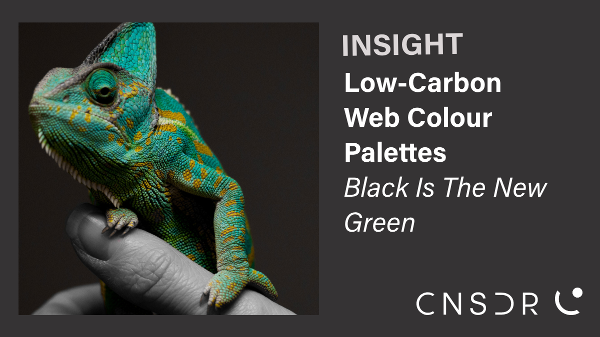 Low-Carbon Web Colour Palettes: Why Black Is The New Green - Website ...